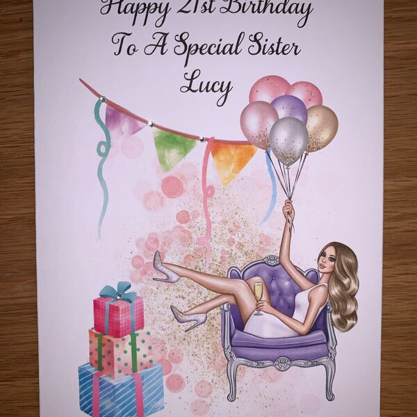 Personalised Birthday Card, Workout Birthday Card, Exercise Birthday ...