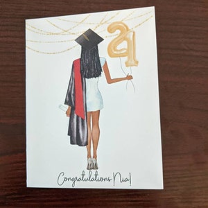 Graduation Card Custom Card for Senior Congratulations | Etsy