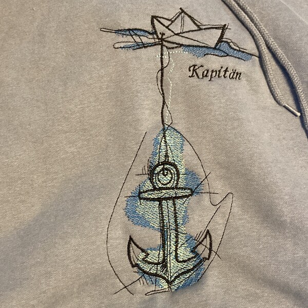 Paper Boat Machine Embroidery Designs, Ship and Anchor Embroidery ...