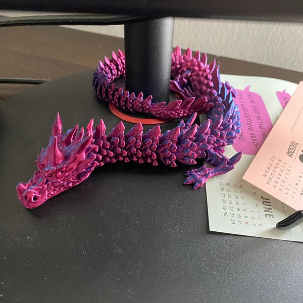 Articulated Spike Dragon Fidget Desk Figure - Etsy