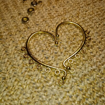 Gold Toned Ear Wrap Findings Ear Cuff Findings DIY - Etsy