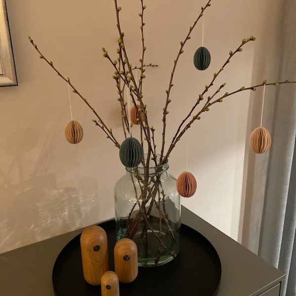 Paper Strawberry, Honeycomb Fruits, Paper Handmade Decoration, Scandi ...