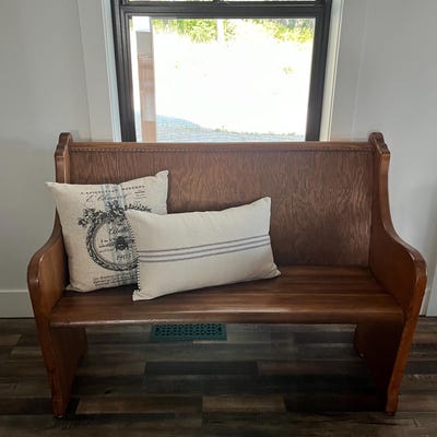 Grain Sack & Ticking Pillow Cover Farmhouse Pillow Cover Blue 3 Stripe ...