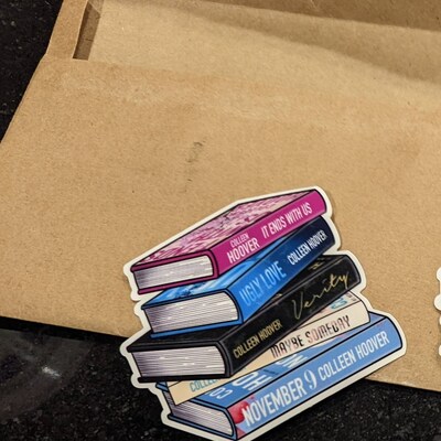 Coho Book Stack Sticker - Etsy