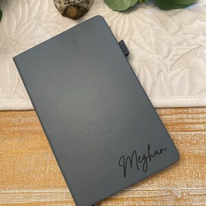 Engraved Leather Journal, Journal Personalized Leather, Personalized ...