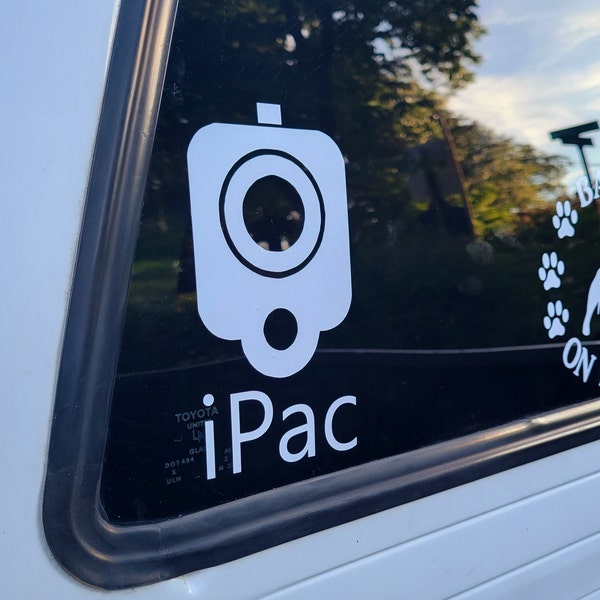 Ipac Custom Car Truck Van Window or Bumper Sticker Vinyl Decal - Etsy