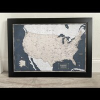 Large USA Push Pin Map Personalized Travel Map of the US - Etsy Canada