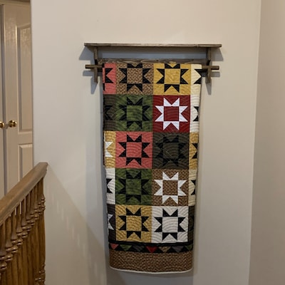 Quilt Rack Wooden Quilt Rack Quilt Rack Wall Mount Quilt Rack With ...
