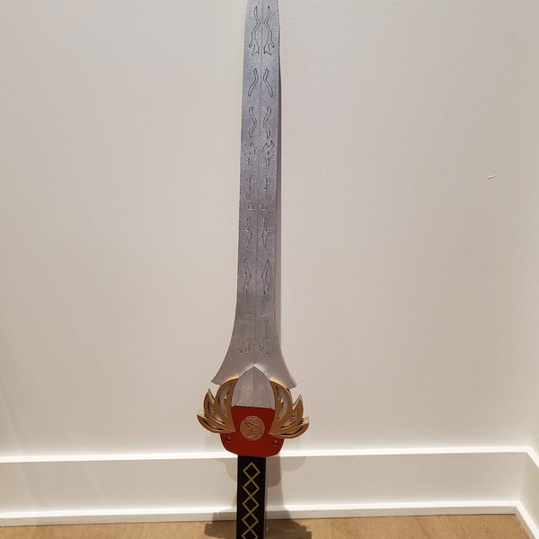 Red Power Ranger Sword (choice 2 Sizes) | MMPR Cosplay Replica Costume ...