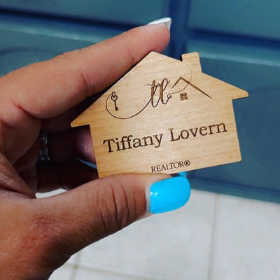 Custom House Shaped Name Tag - Etsy