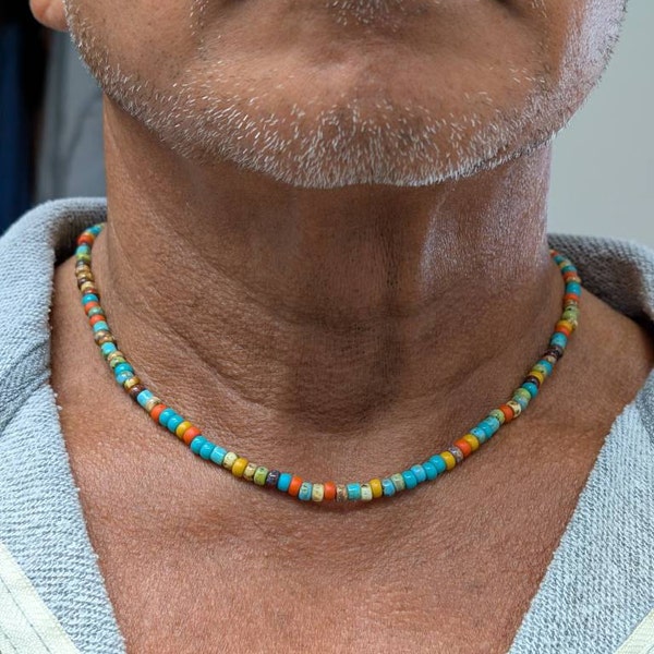 Beaded Wrap Bracelet Necklace: Rustic Boho Seed Bead Jewelry - Etsy