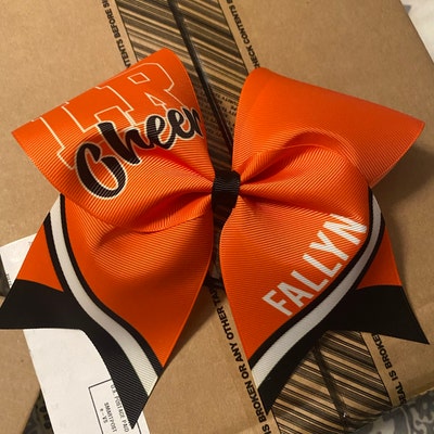 Custom Cheer Bow Your Choice of 2 Colors Team Cheer Bow - Etsy