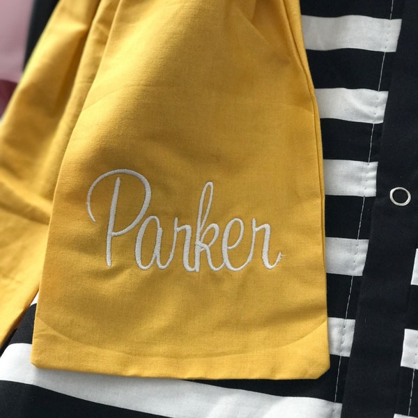 Profesional Embroidery YOU Pick Font and Color - Etsy