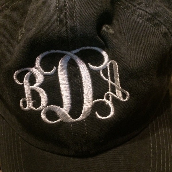 Monogrammed Hat- the PERFECT Preppy Accessory! so Many Color Choices ...