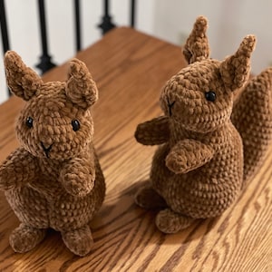 Crochet Pattern Squirrel / Crochet PATTERN Plush Toy / Amigurumi Stuff ...