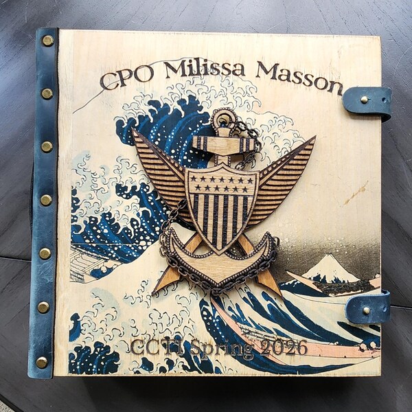 Custom USCG Chief Charge Book, Coast Guard Book, USCG Charge Book ...