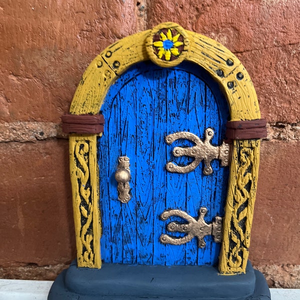Blue Fairy Door - Etsy