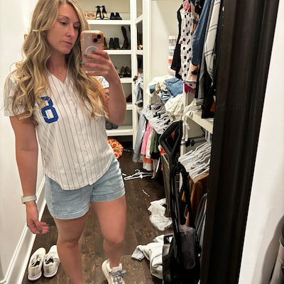 Custom Women's Baseball Button Down Jersey College Sports Team Uniforms ...