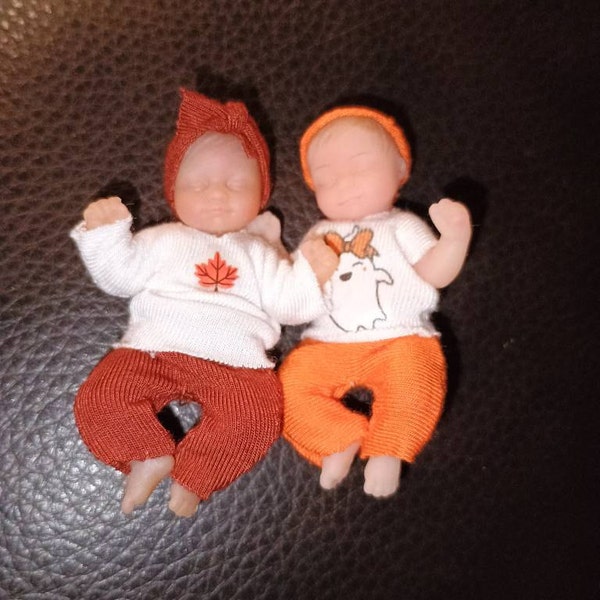 My Mini Zuru Baby Fall Collection, 2.5'' Dolls, Tiny Doll Clothes, Mini ...