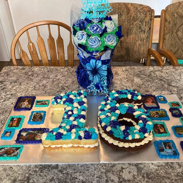 Custom Edible Photo Collage for Cakes, Cupcakes, Cookies and More! Made ...
