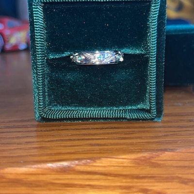 2pc Wood Grain Couple Rings Set Leaf Branch Mens Wedding Band Yellow ...