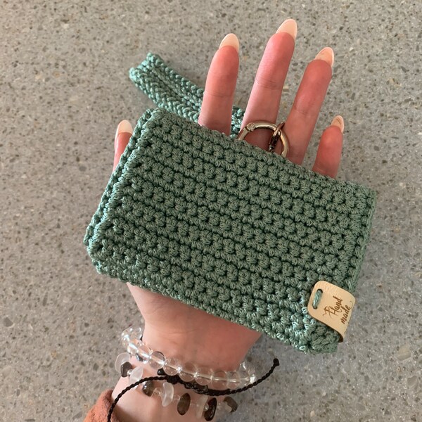 Wallet | Wristlet Wallet | Crochet Wallet | Handmade | Handmade Bag ...