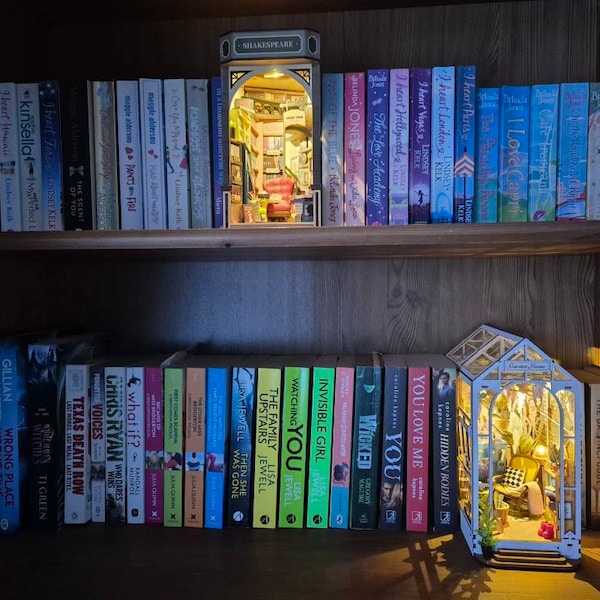 Build Your Own Book Nook, Doll House DIY Kit, Model Set, Miniature Book ...