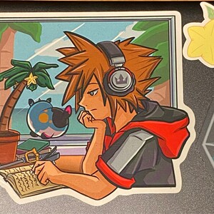 Final Fantasy VII FF7 Wedge and Cats Acrylic Keychain Charm | Etsy