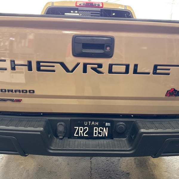 2021+ Chevy Tahoe Redline Front Side Door Vehicle Nameplate Emblem ...