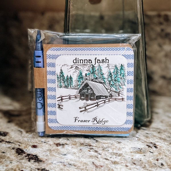 Outlander Sticky-note Holder With Pen - Etsy