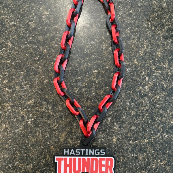 Custom Fan Chain Giant Logo Necklace Sports Homerun Turnover Jumbo ...