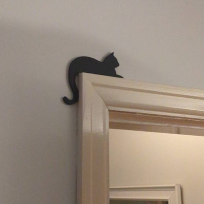 Black Labrador Dog Door Topper Silhouette Picture Frame Shelf Great ...