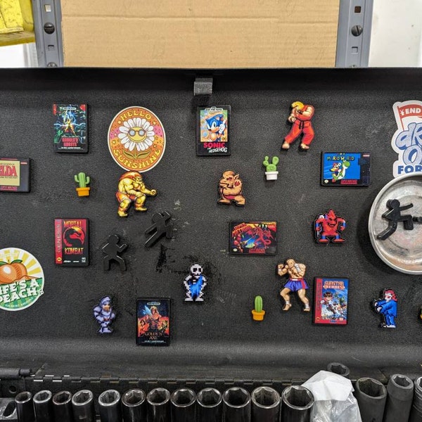 Sonic the Hedgehog SEGA 3D Gaming Magnets (dr. Robotnik, Motobug ...