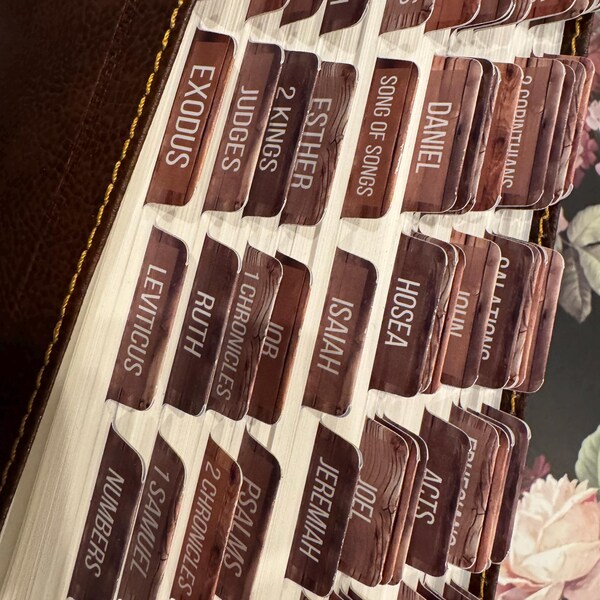 Bible Tabs Laminated Bible Tabs Bright Bible Tabs Bible Journaling Tabs ...