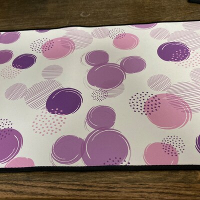 Disney Polka Dots Desk Mat, Disney Office Decor, Disney Mouse Pad ...