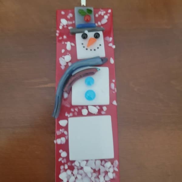 Abstract Fused Glass Art Mask With Optional Stand, Picasso Inspired ...