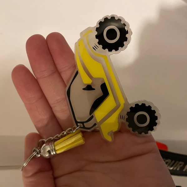 Custom Glow in the Dark Two Seat Side by Side UTV Keychain. - Etsy