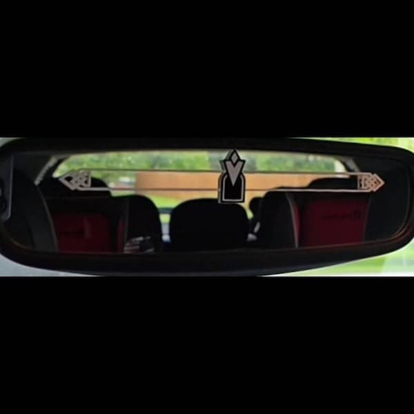 Skyrim Navigation Compass Quest Bar Rearview Mirror Mini Permanent ...