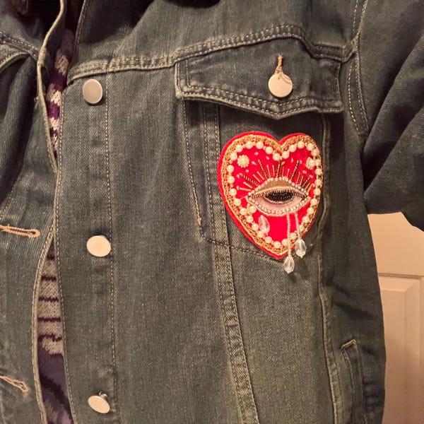 Cat Patch Iron-on Sew on Patch for Denim or Backpack Gift for Cat Lover ...