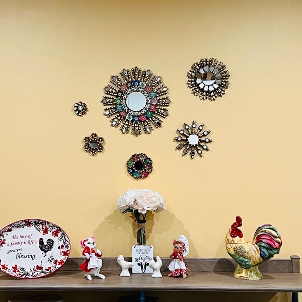 Peruvian Mirrors " Colección Arcoíris Hojillas"- Decoración Interiores ...