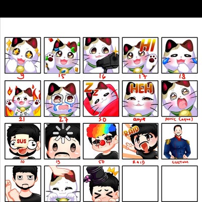 Custom Twitch Panels or Panel Twitch. Vtuber Panel, Pet Panel, Anime ...