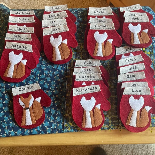 Stripe Wool Felt // Printed Felt // Printed Wool Felt // Stripe Felt ...