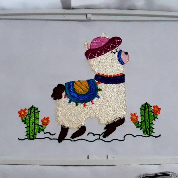 Llama Embroidery Design - Animals Embroidery Designs Machine Embroidery ...
