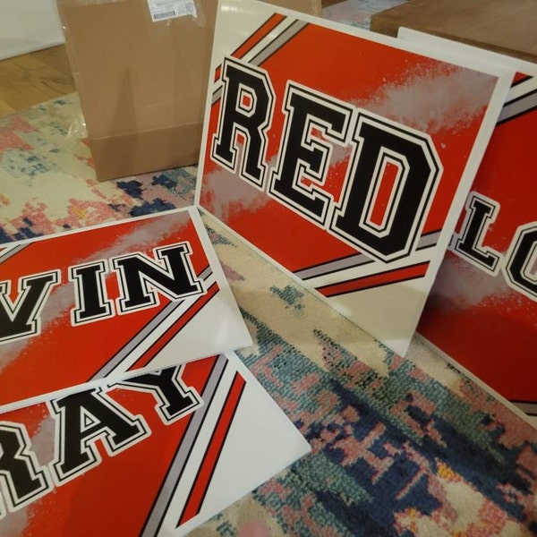 Cheerleading Signs With Handles, Cheer Signs for Competition, Custom ...