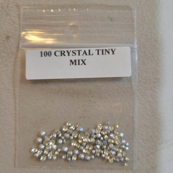 Lot of 150 Vintage Preciosa Chaton Brilliant Rhinestones Mixed Sizes ...