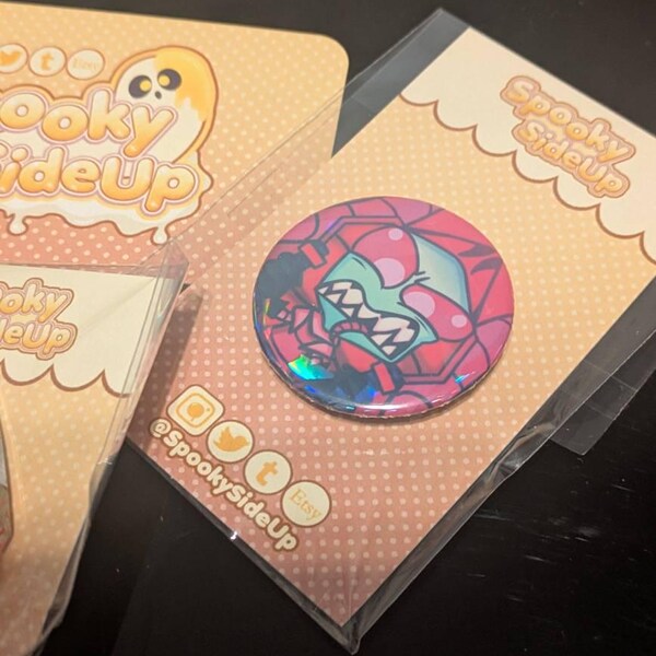 Invader Zim Pin | Nostalgic Cartoon Invader Zim Fan Gift Acrylic Pin - Etsy