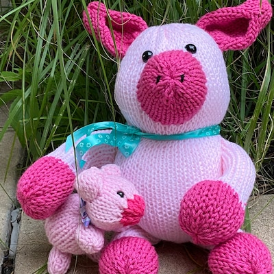 Pig Circular Knitting Machine PATTERN ONLY Addi Sentro Tutorial Recipe ...