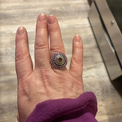 Charnier of France Antique Pearl & Diamond Paste Halo Anniversary ...