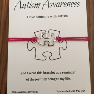 Autism Awareness Bracelet Autism Bracelet Friendship Bracelet Puzzle ...