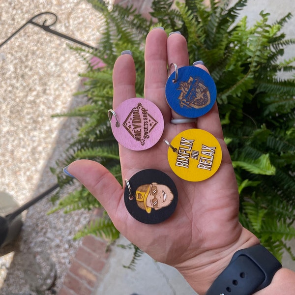 Sports Team inspired Color Palette Keychain - Etsy